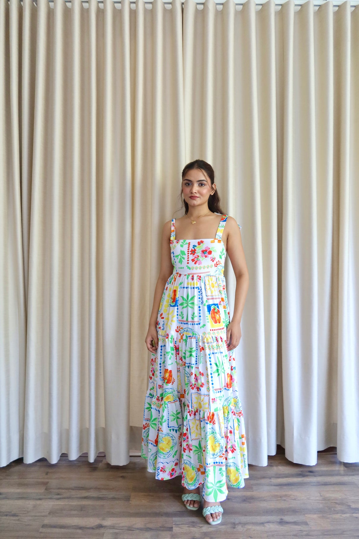 Chilli tiered dress