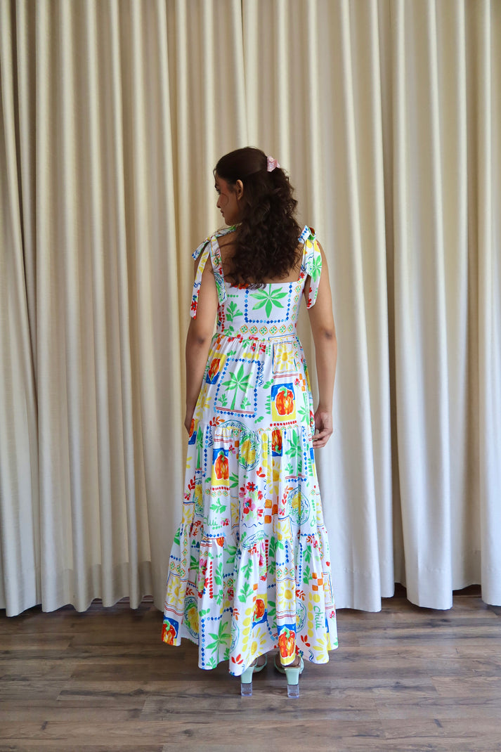 Chilli tiered dress